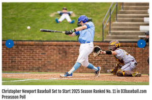 A Preview Of the 2025 Christopher Newport University Captains Baseball ...