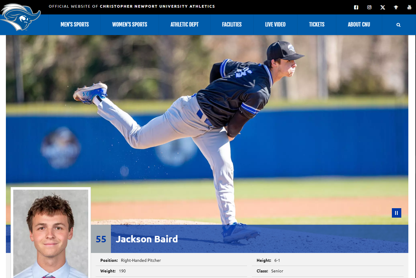 A Preview Of the 2025 Christopher Newport University Captains Baseball ...