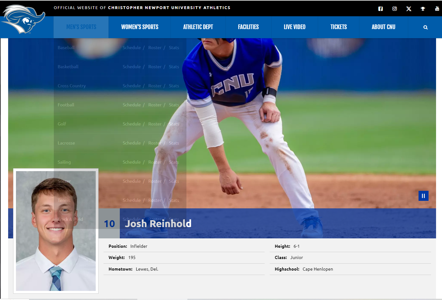 A Preview Of the 2025 Christopher Newport University Captains Baseball ...