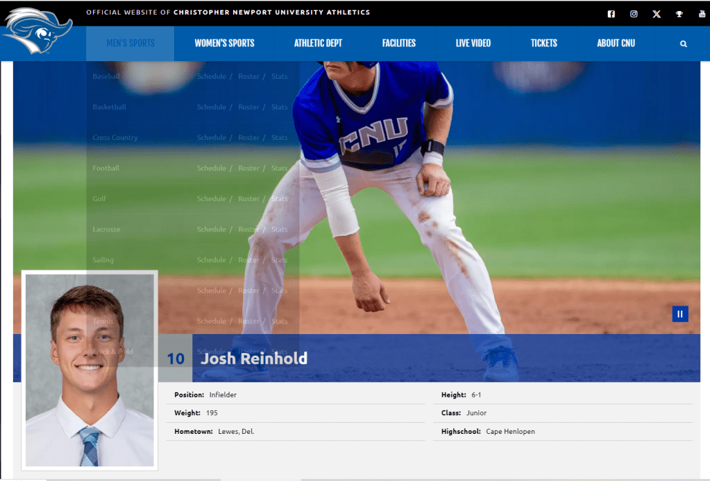 A Preview Of the 2025 Christopher Newport University Captains Baseball ...