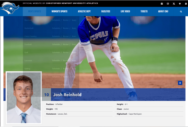 A Preview Of the 2025 Christopher Newport University Captains Baseball ...